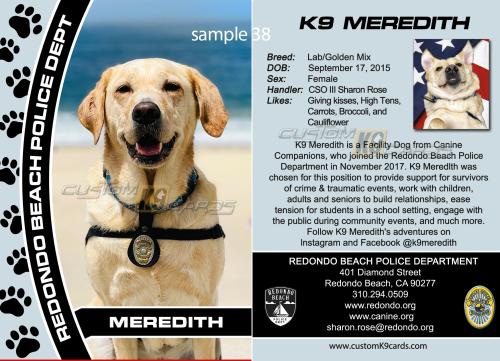 Custom K9 Cards
